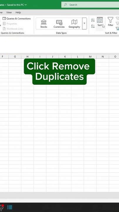 Remove Duplicates In Excel In 5 Seconds Exceltips Youtube