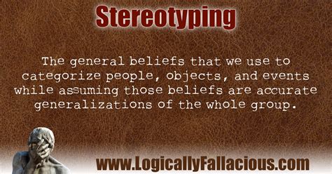 Stereotyping Examples