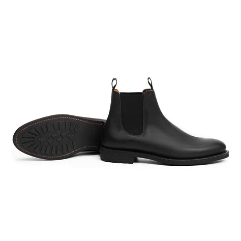 514015 Black Waxy Calf E Meermin Shoes North America