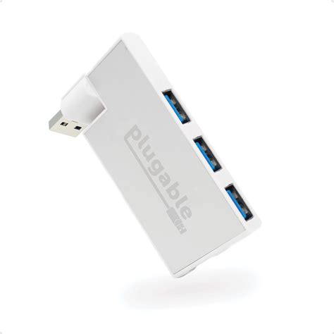 Plugable Rotating 4 Port USB 3 0 Portable Bus Powered Hub Plugable Technologies