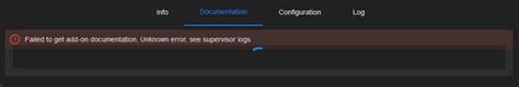 Cant Access Add Ons Documentation After Update To Home Assistant 2023 3 2 And Supervisor 2023