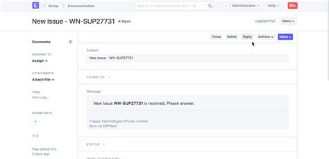 Can Not Add The Email Attachments To Communication Composer Issue Frappe Erpnext GitHub