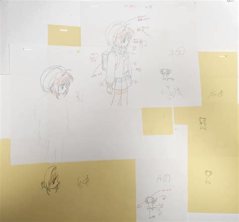 Yahoo オークション カードキャプターさくら セル画 原画 修正原画
