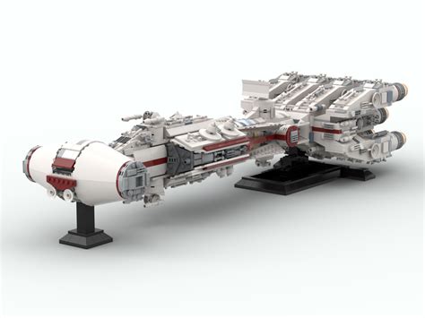 Lego Moc Tantive Iv Blockade Runner By Renegade369 Rebrickable Build With Lego