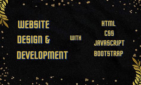 Do Frontend Web Development With Html Css Javascript By Sheku4u Fiverr