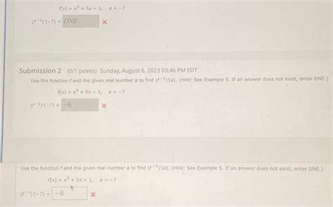Solved Use The Function F And The Given Real Number A To