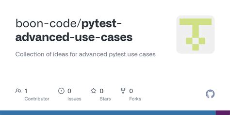 GitHub Boon Code Pytest Advanced Use Cases Collection Of Ideas For Advanced Pytest Use Cases