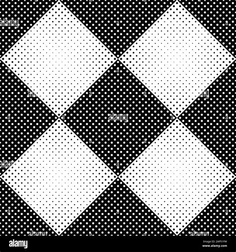 Geometrical Circle Pattern Background Design Monochrome Abstract Vector Illustration Stock