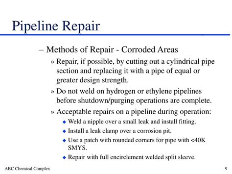 Ppt Pipeline Repair Powerpoint Presentation Free Download Id 1269707