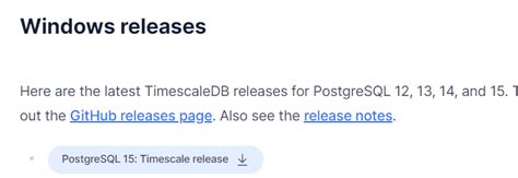 [bug] cannot download timescale plugin for windows · issue 5513