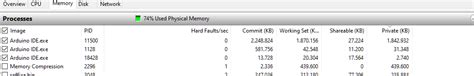 High CPU And Memory Consumption IDE X Arduino Forum