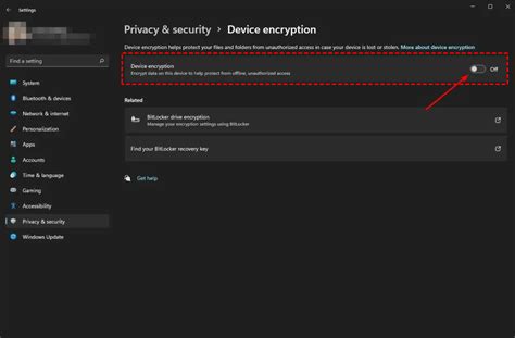 Turn On Or Off Device Encryption On Windows