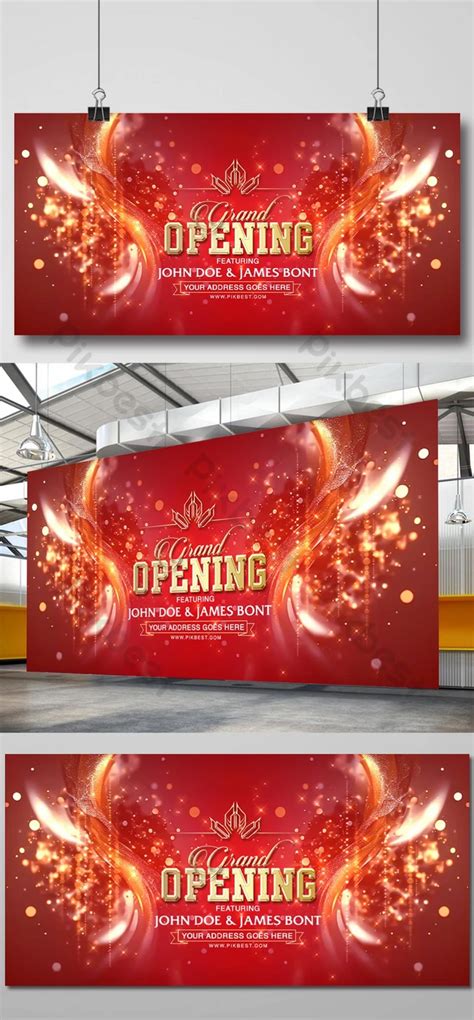 그랜드 오프닝 배너 Png Psd 무료 다운로드 Pikbest