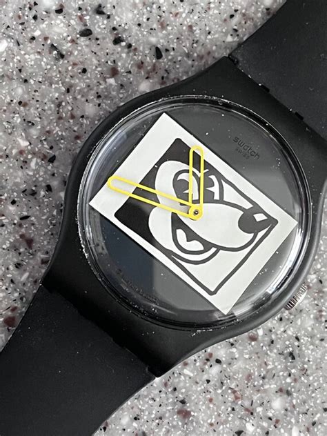 New Mickey Mouse Keith Haring Foundation Swatch Watch… Gem
