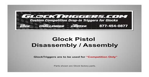 Pdf Glock Pistol Disassembly · Pdf Fileglock Pistol Disassembly