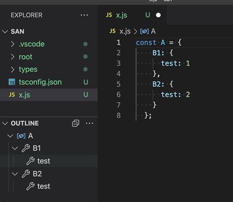 Outline Does Not Correctly Display Nested Objectarray · Issue 135284 · Microsoftvscode · Github