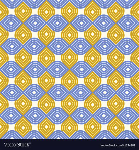 Lattice Geometric Seamless Pattern Design Trendy Vector Image