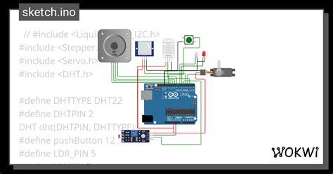 Smart Room Wokwi Esp32 Stm32 Arduino Simulator