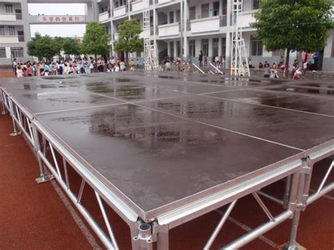Alloy Assembly Portable Stage Platforms For Sound System And Dj Equipments