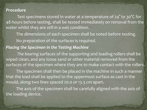 Flexural Strength In Concrete Test Pptx Needlework Arts And Crafts