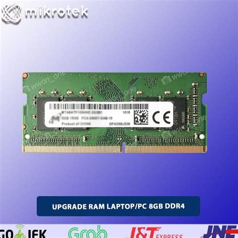 Jual Upgrade Ram 8GB DDR4 Laptop Pc Desktop Shopee Indonesia