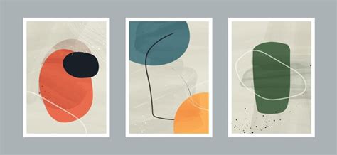 Premium Vector Abstract Arts Background With Different Shapes For