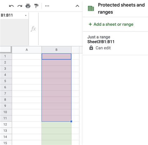 Permission To Add Rows To A Protected Sheet Stack Overflow