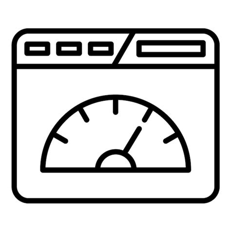 Premium Vector Page Speed Vector Illustration Style