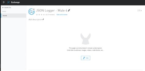 using json logger in mulesoft