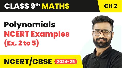 polynomials ncert examples 2 to 5 class 9 maths chapter 2 cbse