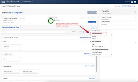 Visual Guide For Template And Schema Config In Ndo Version 4x Cisco