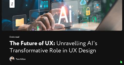 The Future Of UX Unravelling AI S Transformative Role In UX Design Web Design Kooba Digital