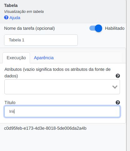 Tabela Documentação LEMONADE