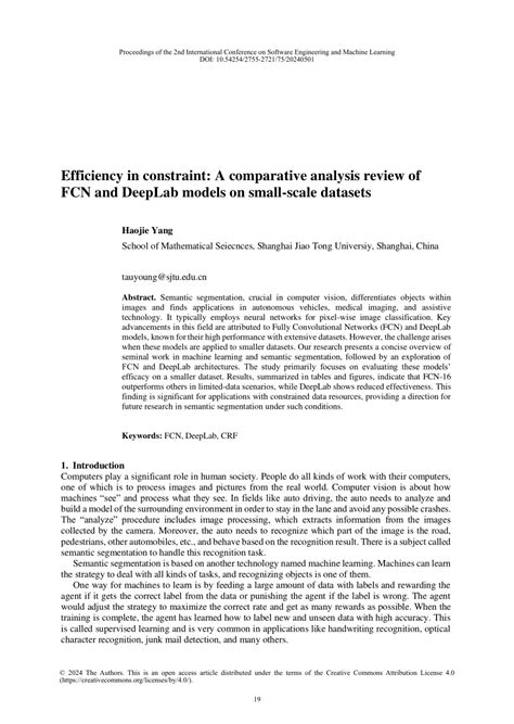 Pdf Efficiency In Constraint A Comparative Analysis Review Of Fcn And Deeplab Models On Small