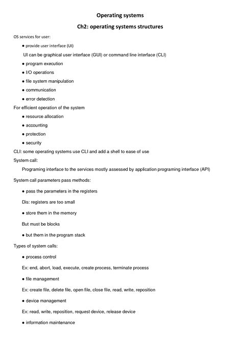 SOLUTION Operating System Concepts 9th Edition Ch2 Studypool