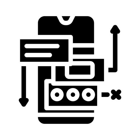 Hierarchy Ux Ui Design Glyph Icon Vector Illustration 41500654 Vector Art At Vecteezy