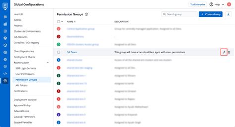 permission groups devtron
