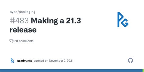 Making A Release Issue Pypa Packaging GitHub