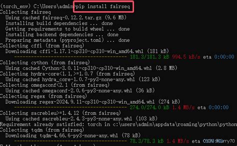 pip install fairseq csdn博客