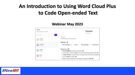 An Introduction To Using Word Cloud Plus To Code Open Ended Text Responses YouTube