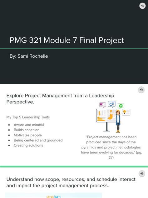 module 7 final project pdf project management leadership