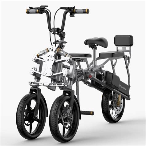 Buy Official S6 Electric Tricycle Bike Ultra Safety Compact Folding 3