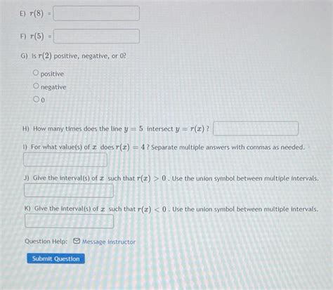 solved the graph of y r x is given below answer each of