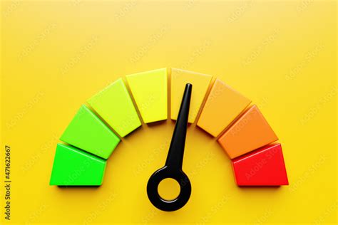 3d Illustration Of Speed Measuring Speed Icon Colorful Speedometer