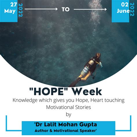 Hope Week Dr Lalit Mohan Gupta Medium