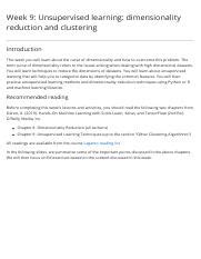 Understanding Unsupervised Learning: Techniques for | Course Hero