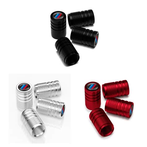 알루미늄 합금 체크무늬 삼색 자동차 바퀴 장식 밸브 캡빨간색