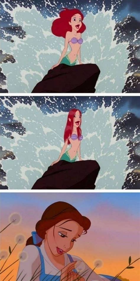 디즈니공주들의 현실 헤어스타일 웃긴 밈 헤어스타일 웃긴