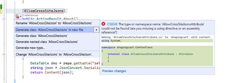 Handle CORS Error ASP Net MVC