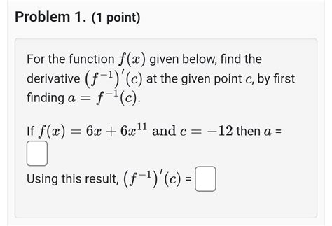 Solved For The Function F X Given Below Find The Chegg Com